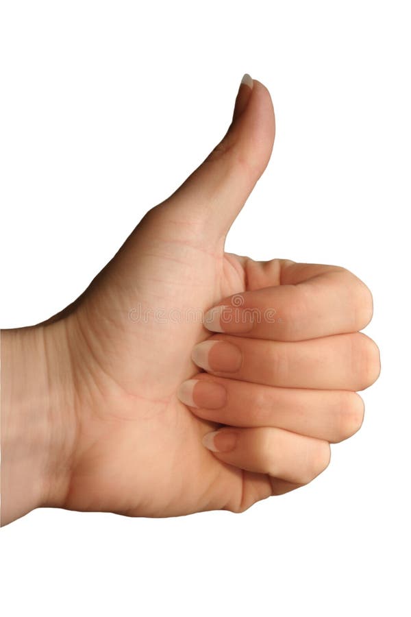 Pollice in su! immagine stock. Immagine di barrette, destra - 184221