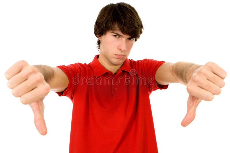 Ragazza Adolescente Che Fa Un Gesto Di Approvazione Con Il Pollice in ...