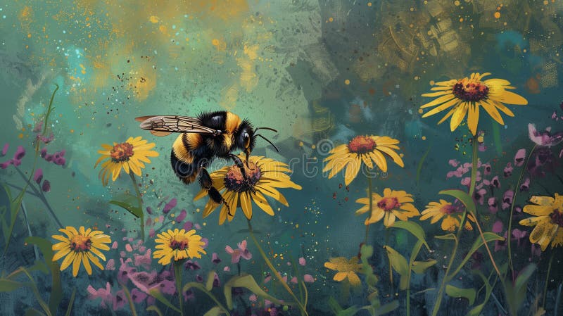 Pollination Nation Encouraging Bee-friendly Practices Stock ...