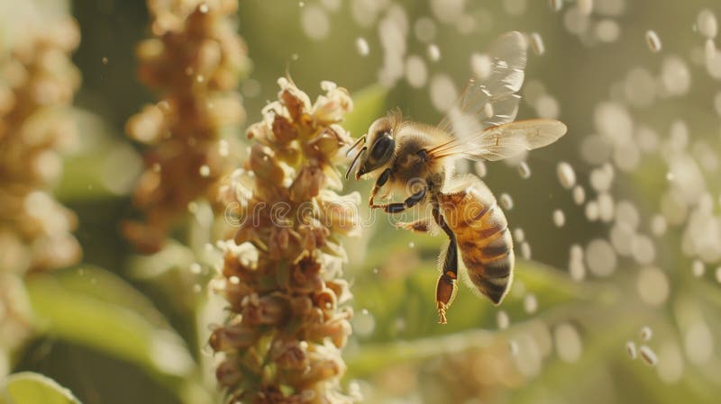 Pollination Nation Encouraging Bee-friendly Practices Stock ...