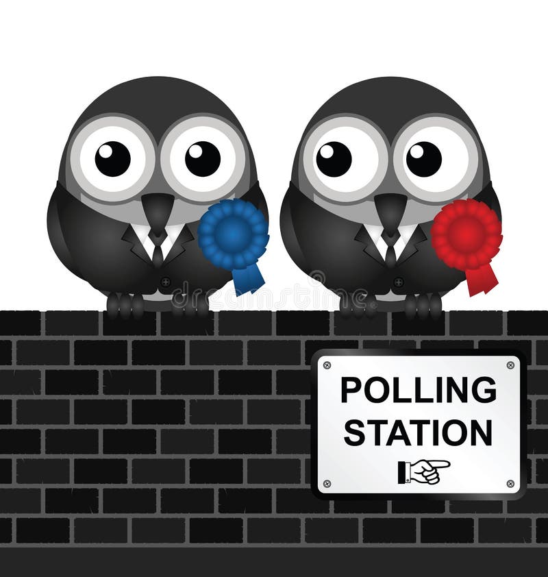 Polling Station Sign stock illustration. Illustration of poster - 54075022