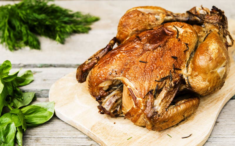 Pollo ahumado foto de archivo. Imagen de viga, tarjeta - 70654248