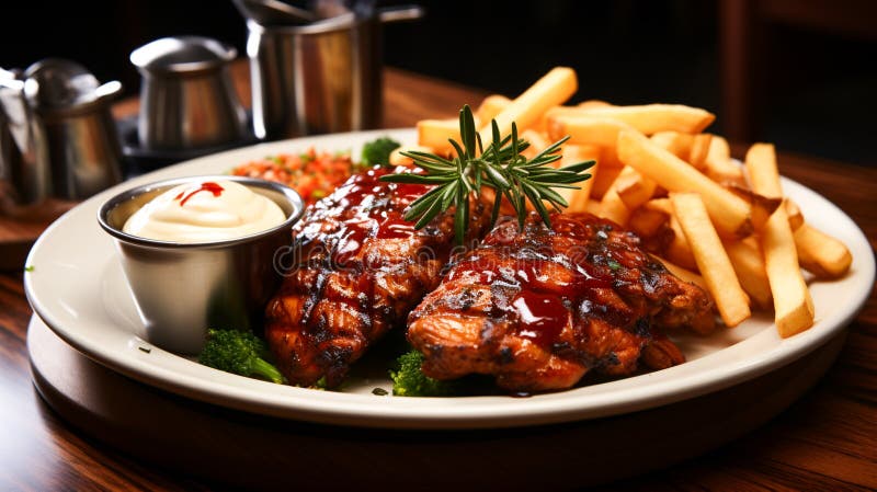 Pollo Asado Carne De Pollo Asado Pollo Frito Imagen de archivo - Imagen ...