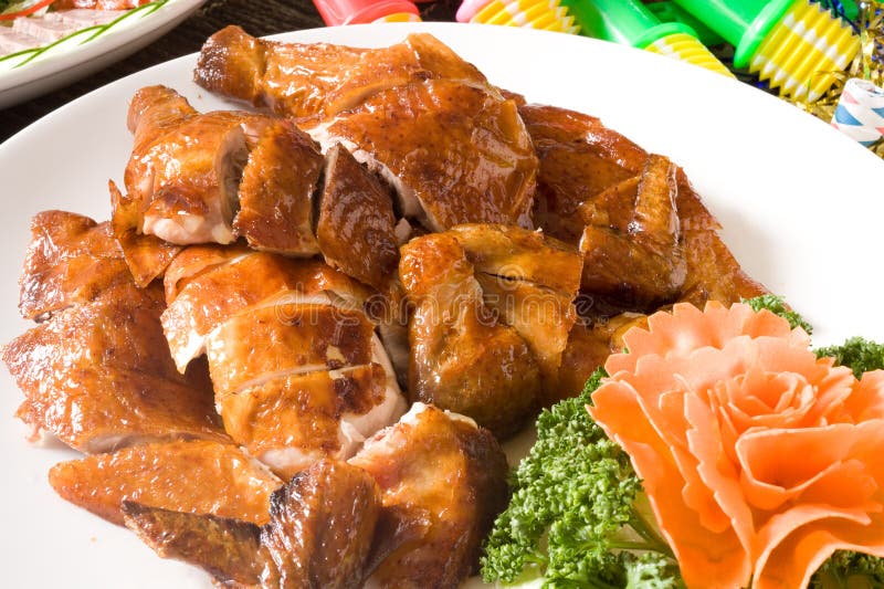 Pollo Asado A La Parilla Cantonese Foto de archivo - Imagen de chino ...