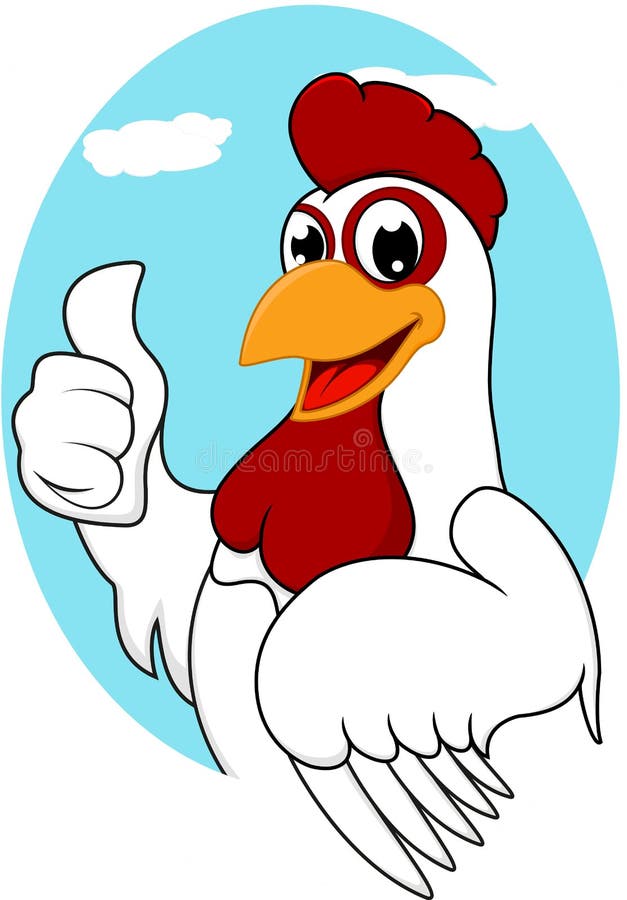 Pollo feliz ilustración del vector. Ilustración de cubo - 29294891