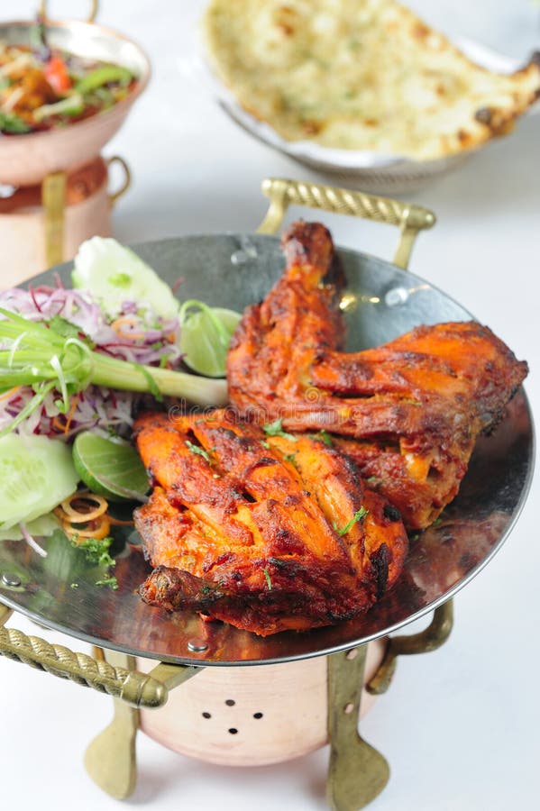 Pollo indio Tikka foto de archivo. Imagen de comida, hierro - 26963626