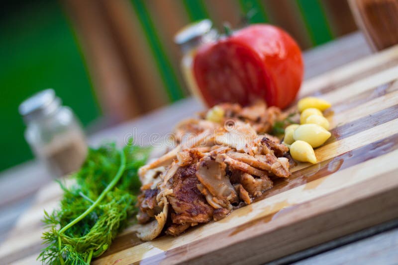 Pollo turco Doner/Shawarma foto de archivo. Imagen de pollo - 75351970