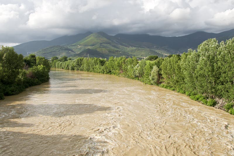 Polluted River stock image. Image of material, river - 20787223