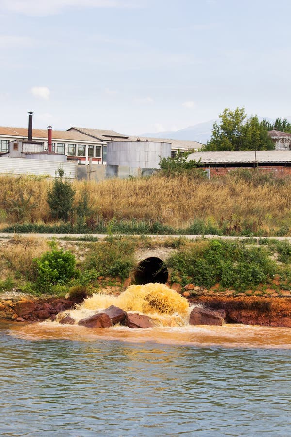 Polluted River stock image. Image of global, intoxicating - 21968873