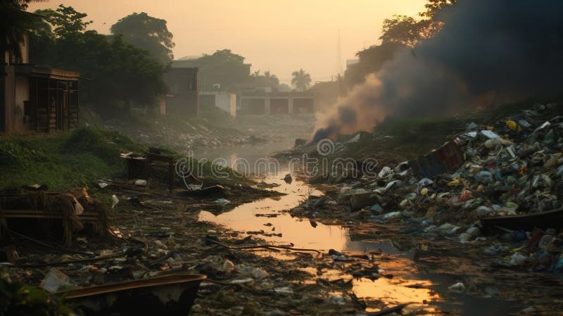 Polluted River Trash Stock Illustrations – 654 Polluted River Trash ...