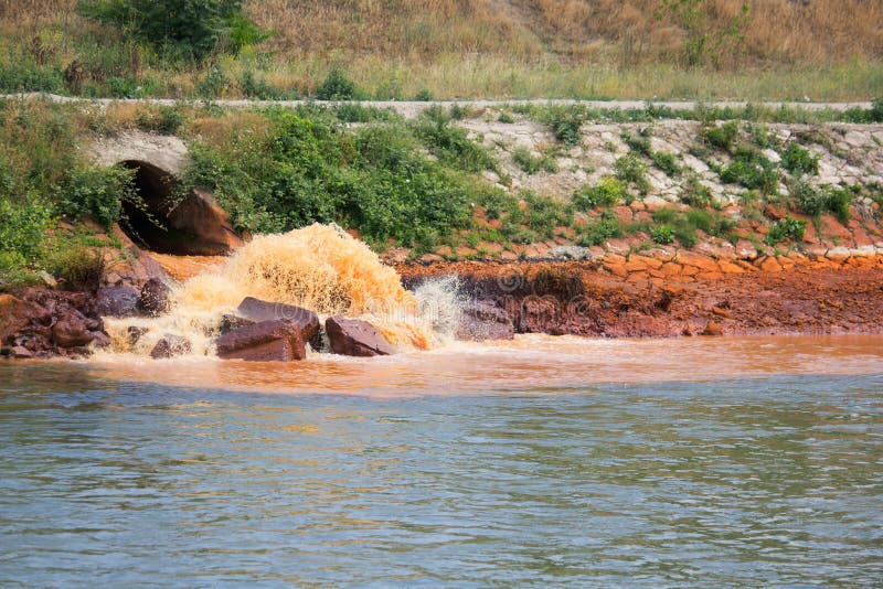 Sewage stock photo. Image of pond, pollution, river, pollute - 26250444