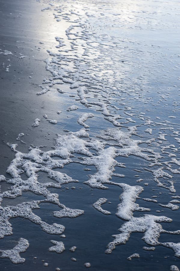Polluted Sea Water on Beach Stock Photo - Image of pollution, bubbles ...
