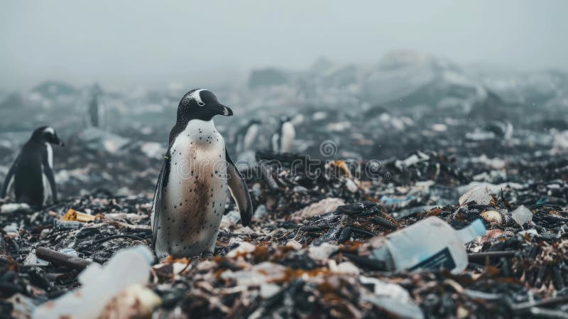 Polluted World. Garbage and Waste. Animals Suffer from Pollution ...