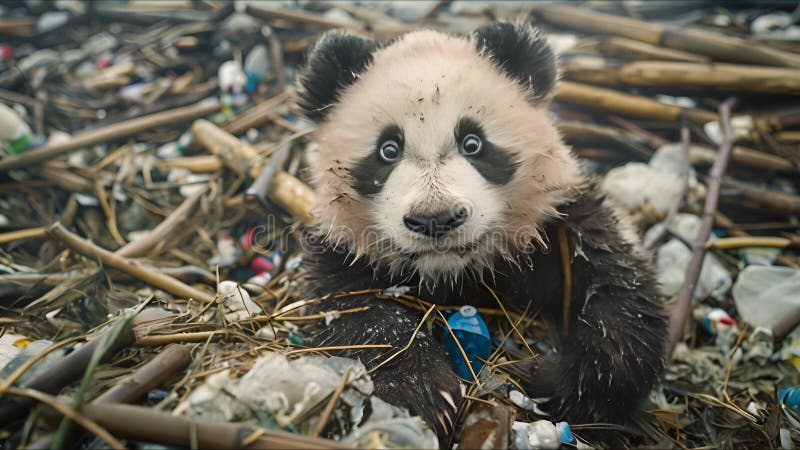 Polluted World. Garbage and Waste. Animals Suffer from Pollution ...