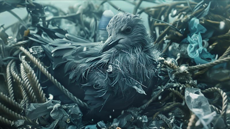 Polluted World. Garbage and Waste. Animals Suffer from Pollution ...