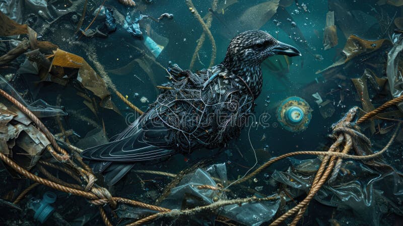 Polluted World. Garbage and Waste. Animals Suffer from Pollution ...