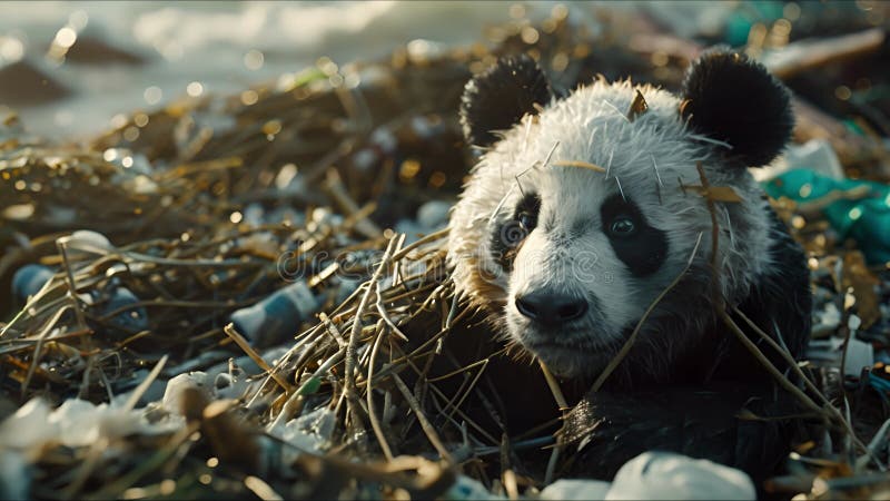 Polluted World. Garbage and Waste. Animals Suffer from Pollution ...