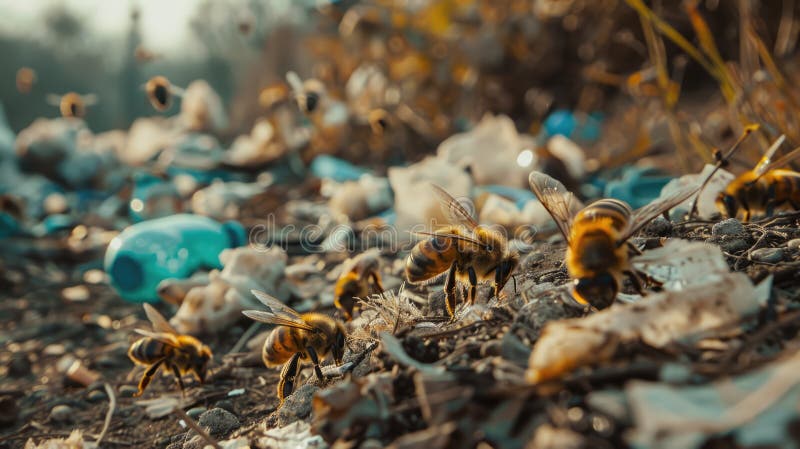 Polluted World. Garbage and Waste. Animals Suffer from Pollution ...