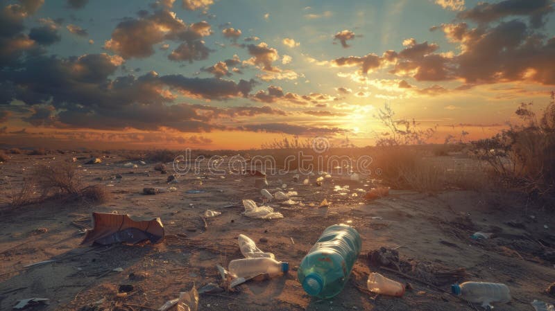 Polluted World. Garbage and Waste. Children Suffer from Pollution ...