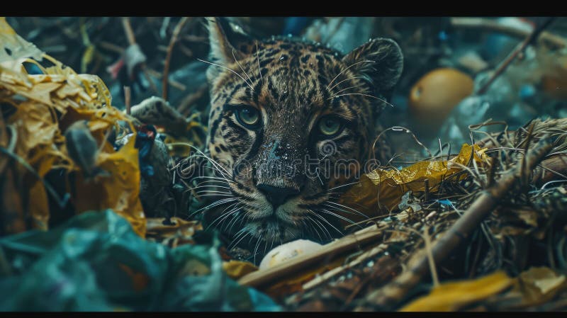 Polluted World. Garbage and Waste. Animals Suffer from Pollution ...