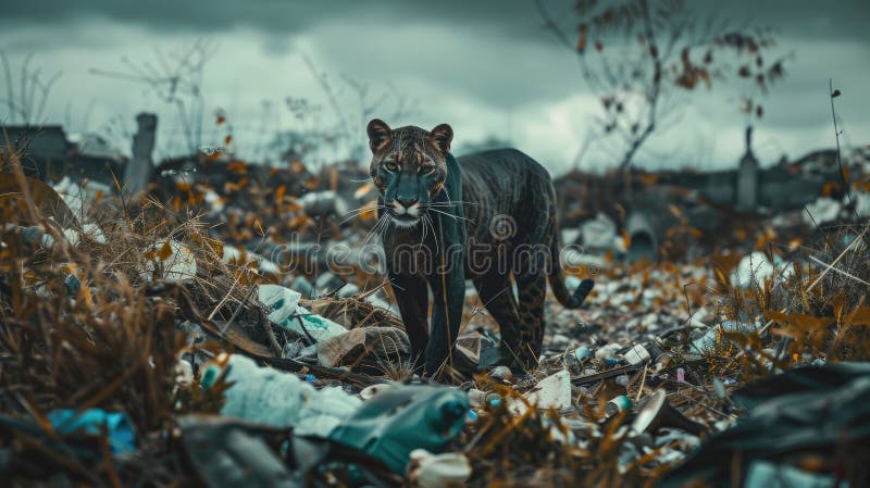 Polluted World. Garbage and Waste. Animals Suffer from Pollution ...