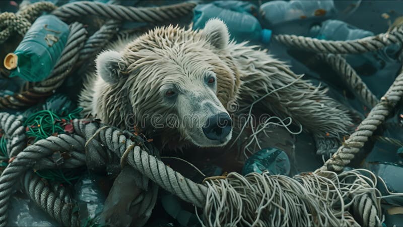 Polluted World. Garbage and Waste. Animals Suffer from Pollution ...