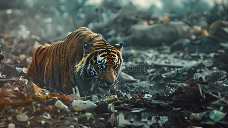 Polluted World. Garbage and Waste. Animals Suffer from Pollution ...