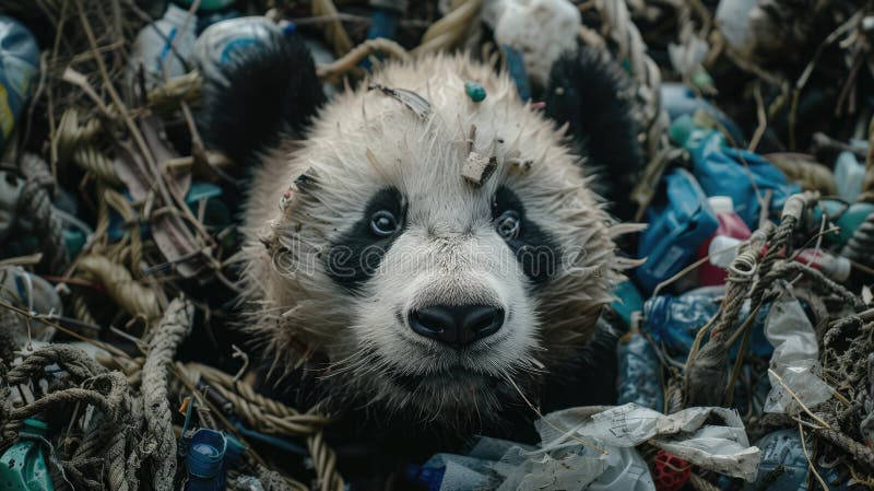 Polluted World. Garbage and Waste. Animals Suffer from Pollution ...