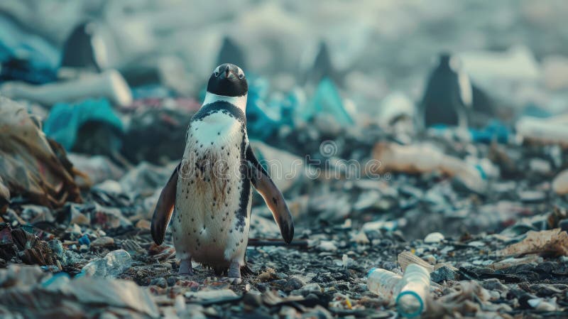 Polluted World. Garbage and Waste. Animals Suffer from Pollution ...