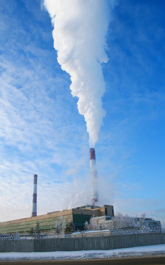 Factory pollution stock image. Image of business, pollutant - 12623727