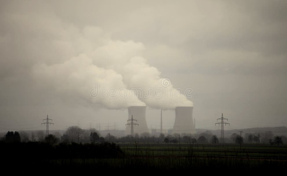 Pollution stock image. Image of tower, smoke, pollution - 12125495