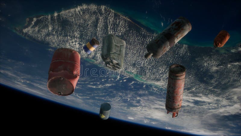 Pollution of the Atmosphere of the Planet Earth and Space Stock Video ...