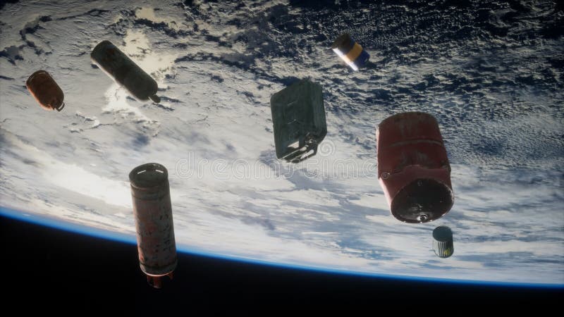 Pollution of the Atmosphere of the Planet Earth and Space Stock Footage ...