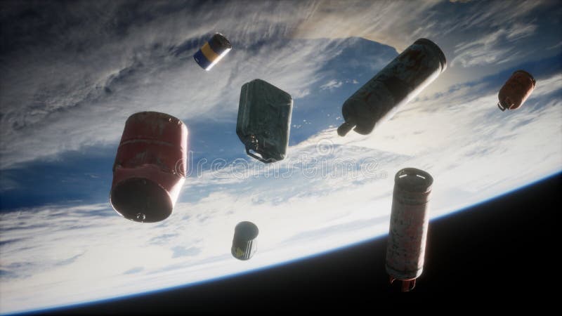 Pollution of the Atmosphere of the Planet Earth and Space Stock Footage ...