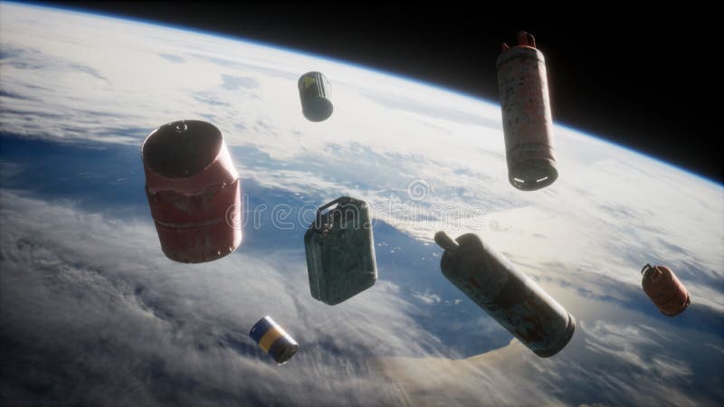 Pollution of the Atmosphere of the Planet Earth and Space Stock Footage ...