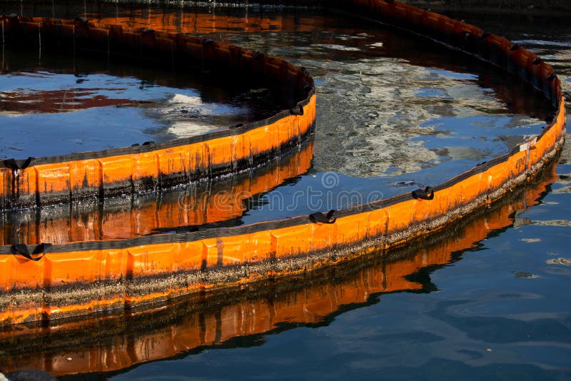 Pollution control barrier stock image. Image of inflatable - 46318789