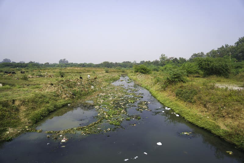 Pollution Control Day, Plastic and Garbage Polluted River, Waste ...