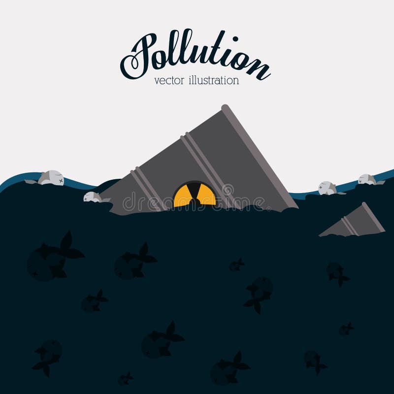 Pollution Design, Vector Illustration. Stock Vector - Illustration of ...