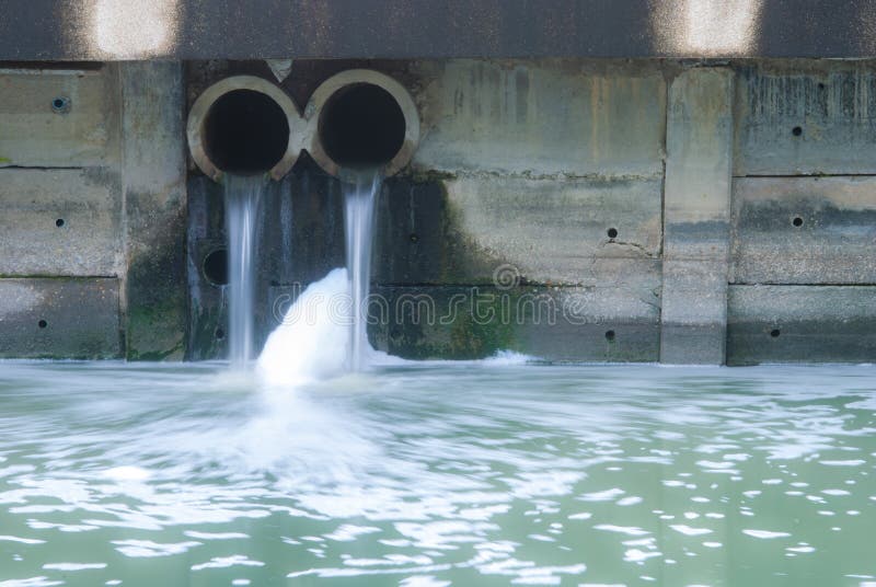 Pollution drainage stock photo. Image of concrete, dump - 179998002
