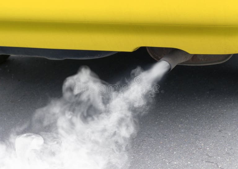 Pollution of Environment from a Car Stock Photo - Image of spare ...