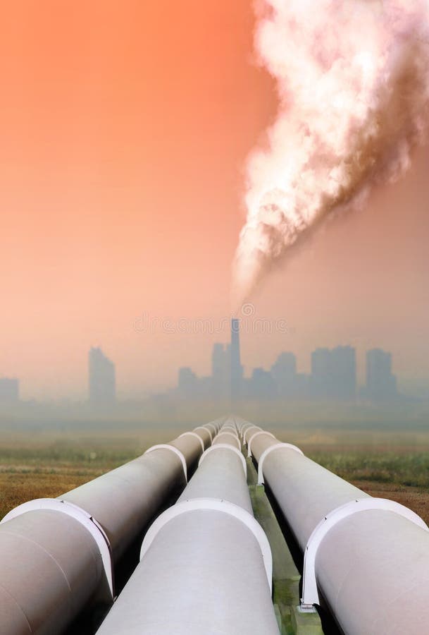 Pollution from factory stock photo. Image of dioxide - 17160318