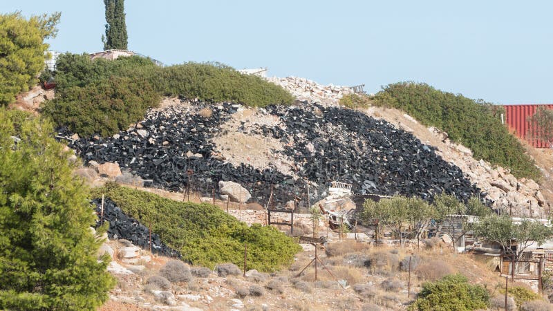 Pollution in Greece stock image. Image of greece, environmental - 103752781