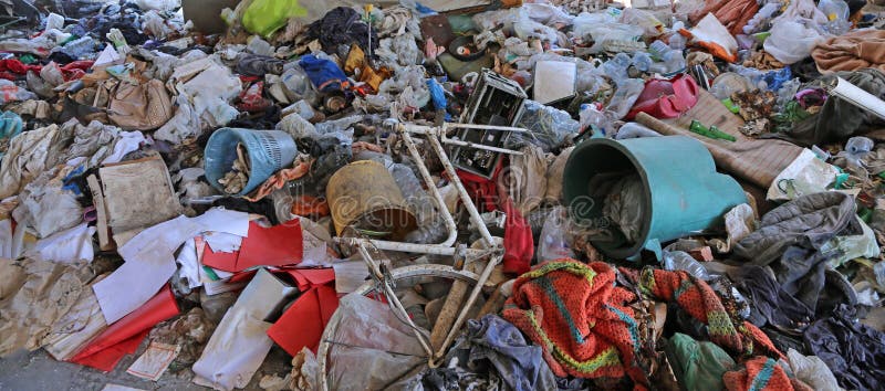 Rags and Garbage in a Homeless Camp Stock Photo - Image of filth ...