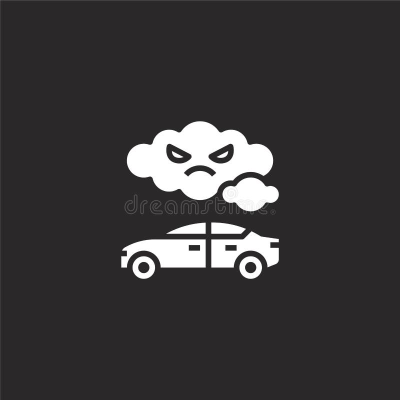 Pollution Icon. Filled Pollution Icon for Website Design and Mobile ...