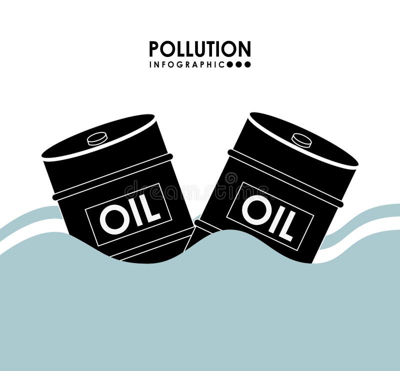 Pollution Infographics Design Stock Vector - Illustration of graph ...