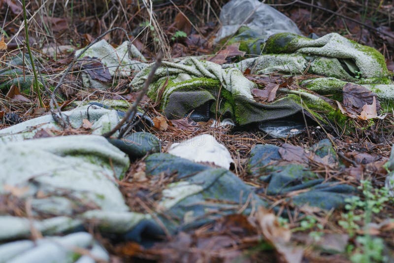 Pollution of Nature with Old Unnecessary Clothes Discarded in the ...