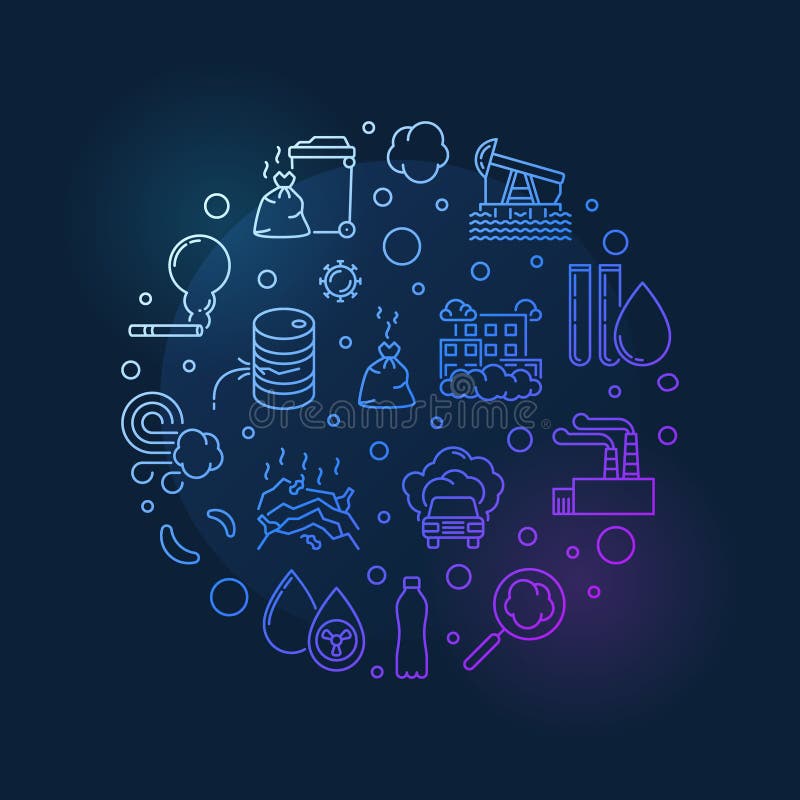 Pollution Outline Stock Illustrations – 38,349 Pollution Outline Stock ...