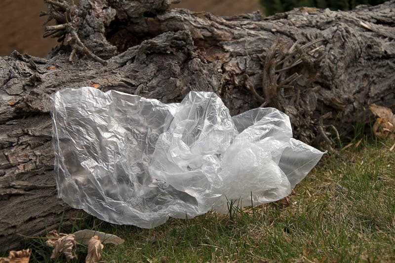 Pollution of Plastics on the Planet. Plastic Bags Flying Over the ...