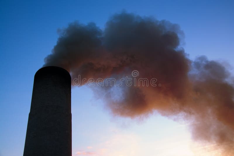 Pollution in sky stock image. Image of fume, ozone, saturated - 19693499