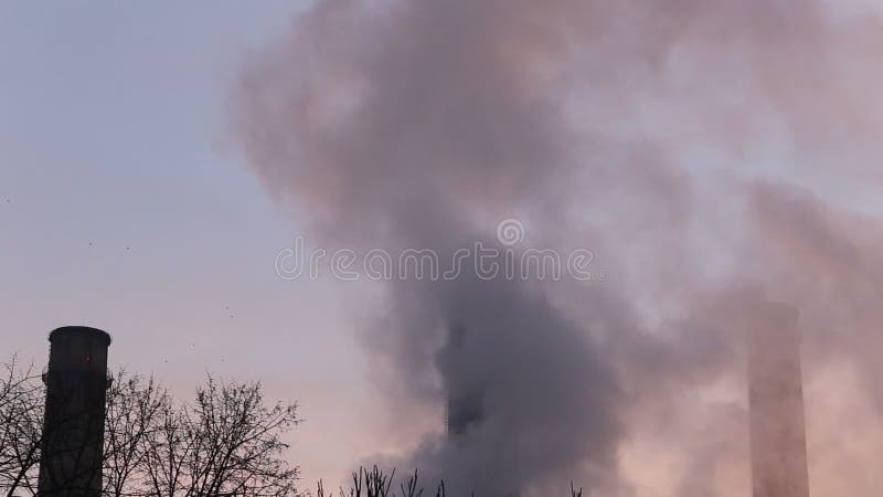 Pollution spew stock footage. Video of plant, carbon - 50801434
